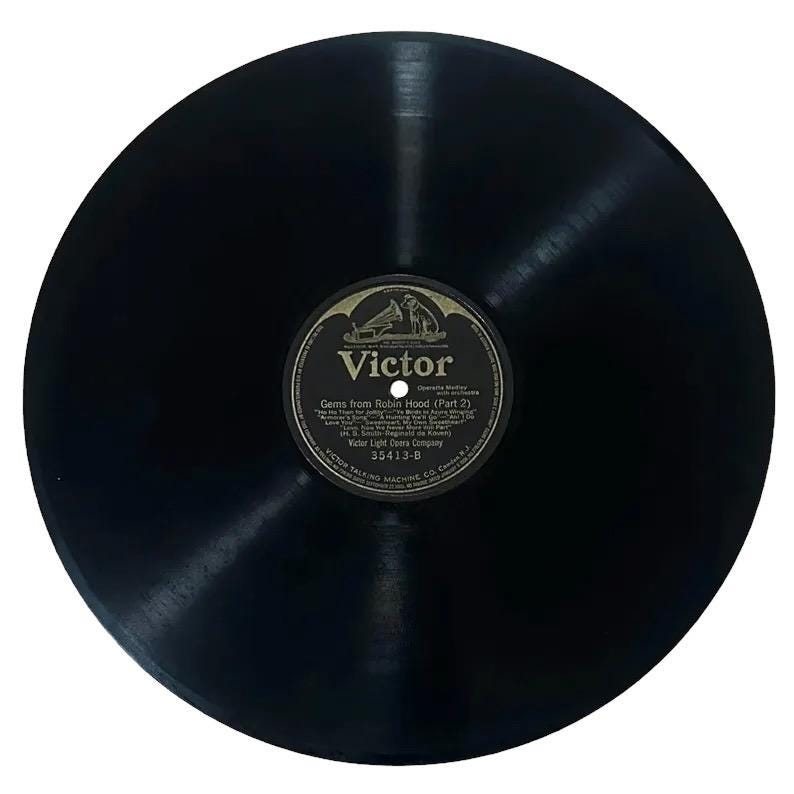 Gems From Robin Hood by Victor Light Opera Company LP Album Vintage ...