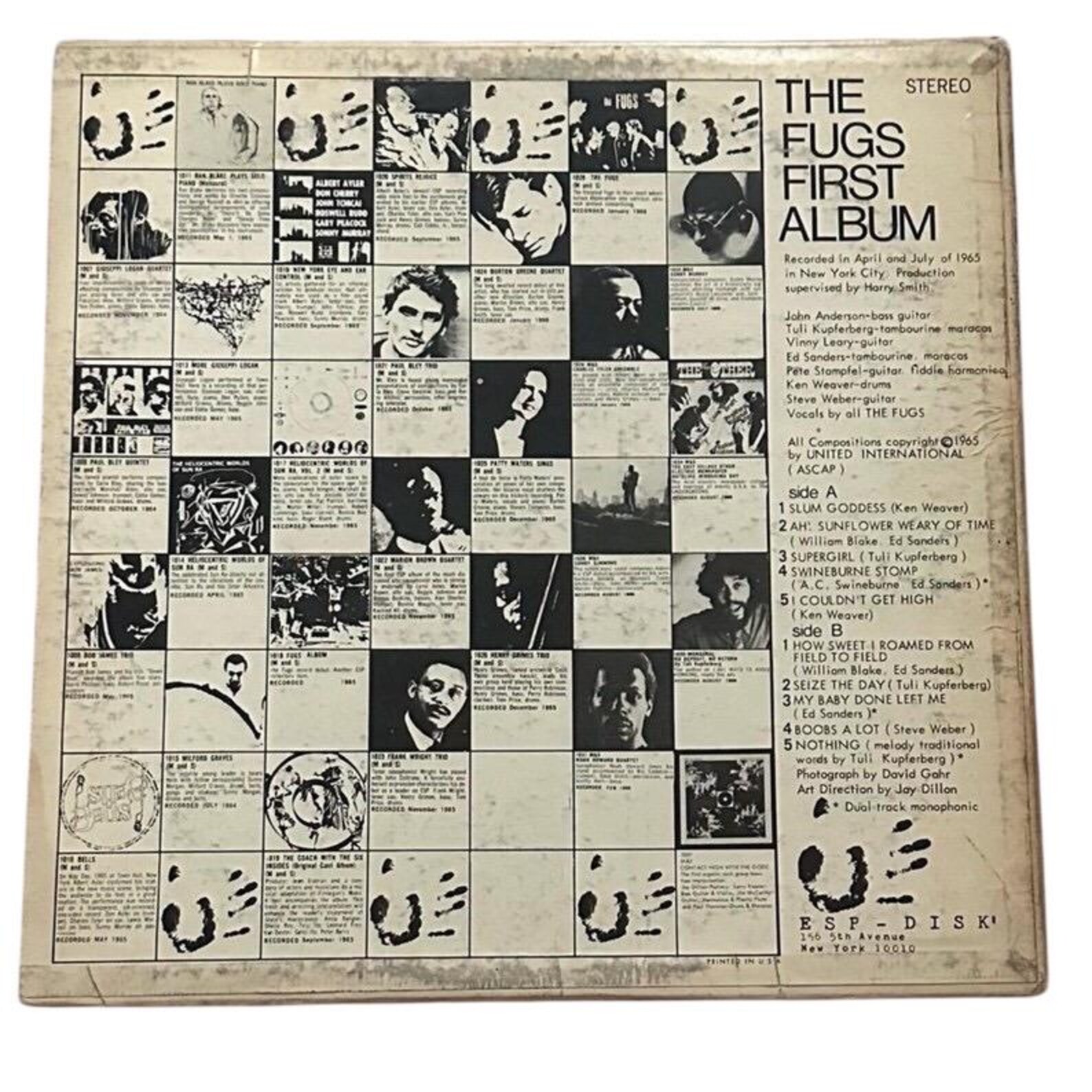 The Fugs First Album by the Fugs LP Album Vintage Vinyl Record - Etsy