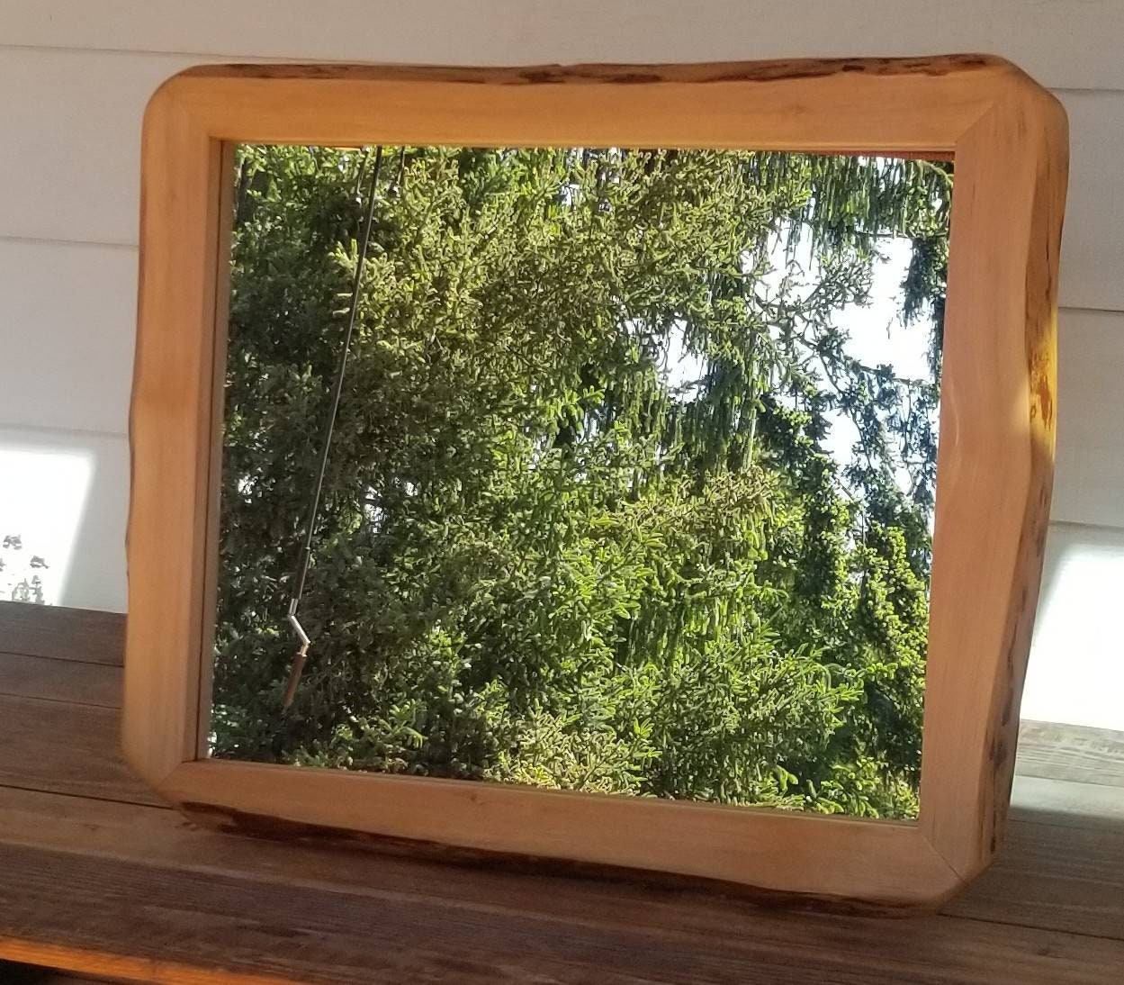 Live Edge Mirror - Etsy