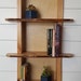 Live Edge Alder Wall Niche Bookshelf - Etsy