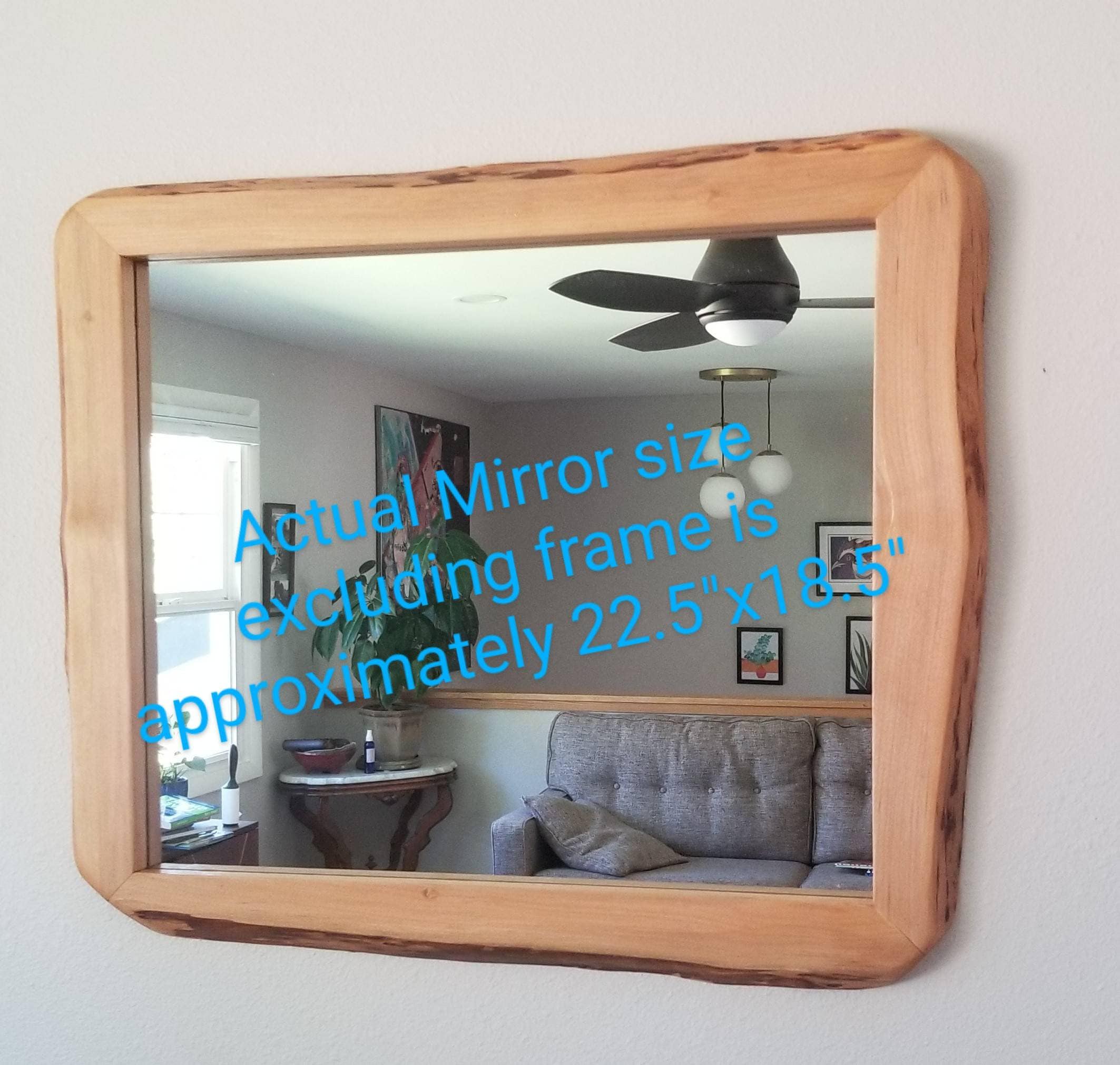 Live Edge Mirror - Etsy