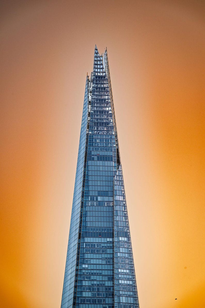The Shard, London. - Etsy