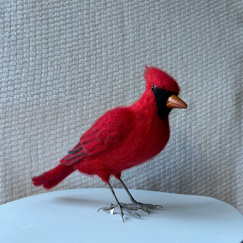 Cardinal Felt Ornament - Etsy