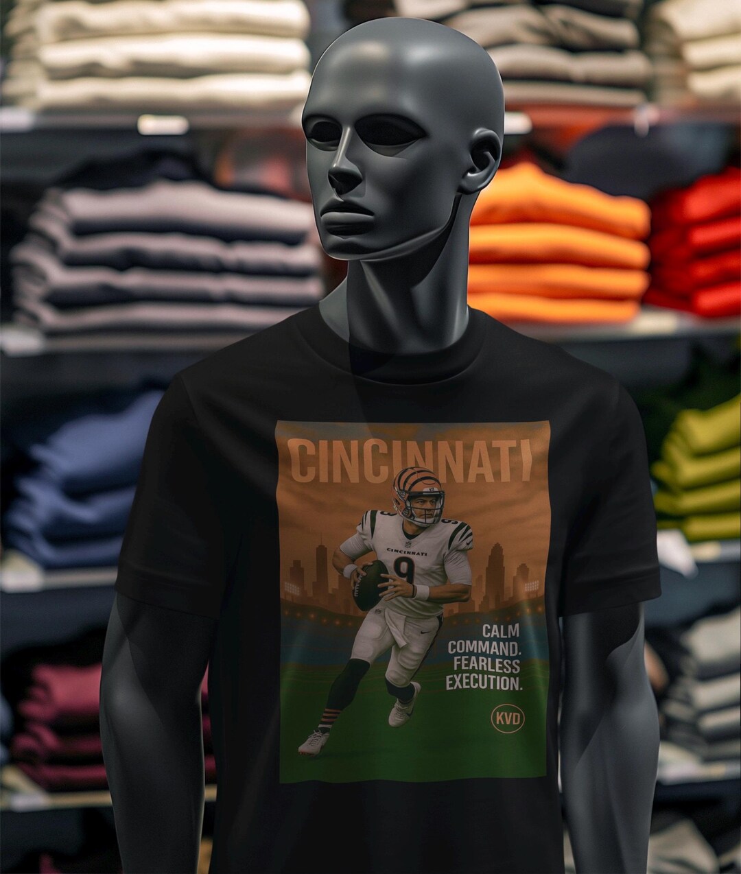 Cincinnati Pro Football Unisex Graphic Tee – “calm Command. Fearless ...