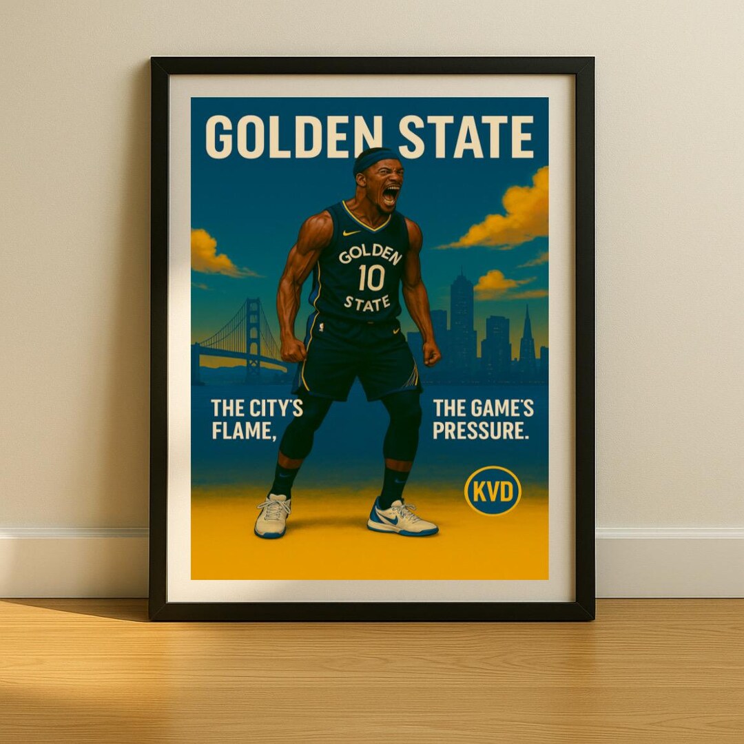 Jimmy Butler Skyline Poster – GSW | KVD Skyline Collection – “the City ...