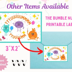 Bumble Nums Birthday Invitation: Customizable Party Theme (PDF) - Etsy