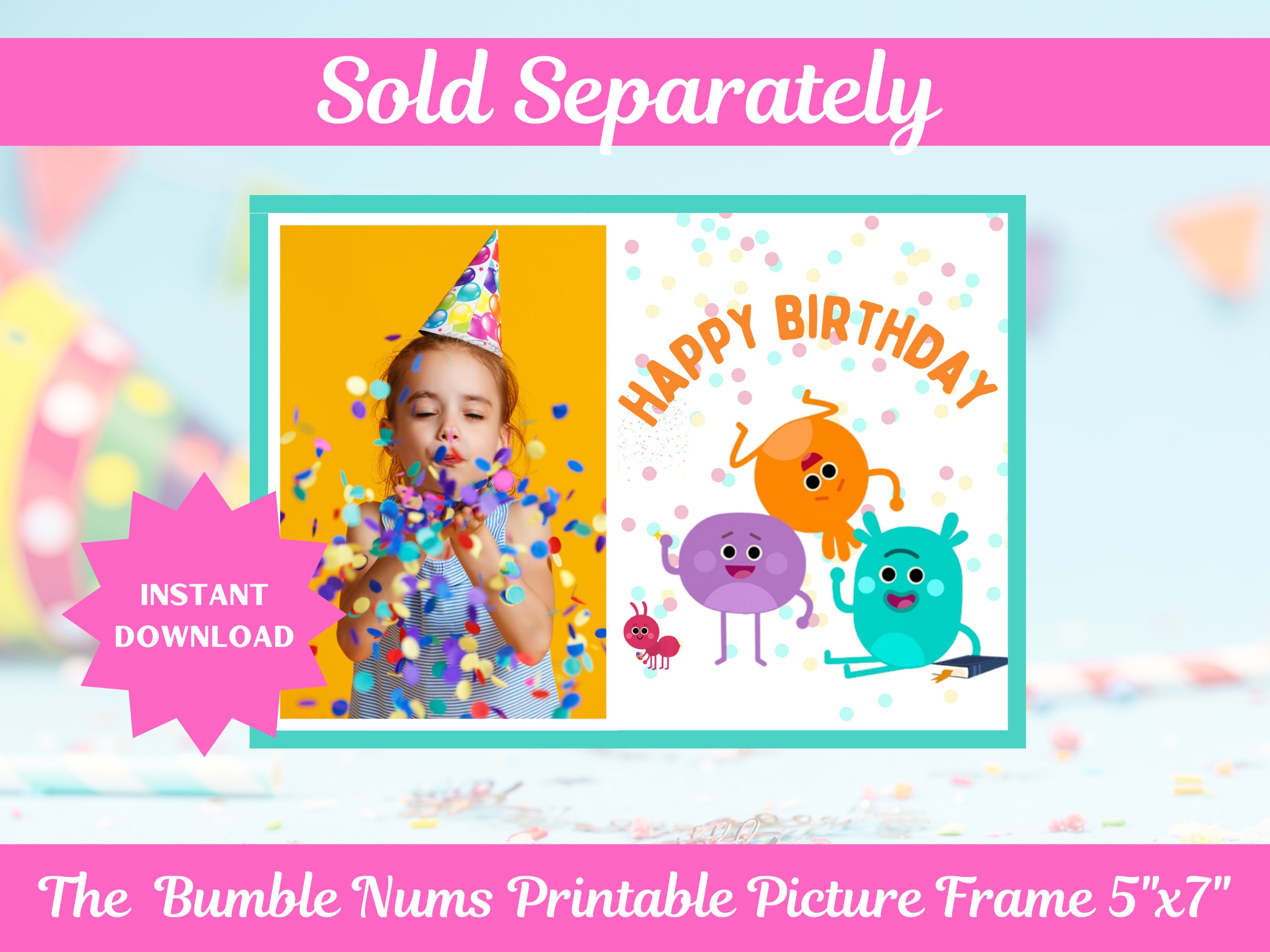 The Bumble Nums Printable Water Bottle Label Boys and Girls - Etsy