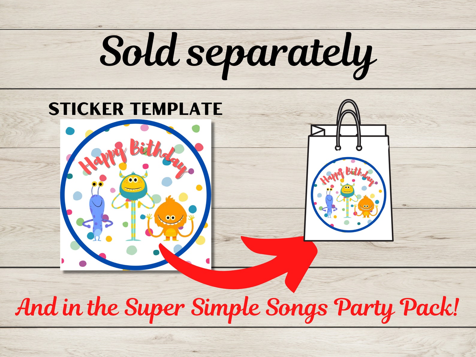 Super Simple Songs Thank You Card Printable Instant Download - Etsy