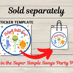 Super Simple Songs Thank You Card Printable Instant Download - Etsy