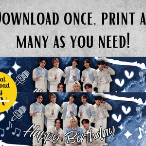 Printable Stray Kids Water Bottle Labels | Stray Kids Birthday ...