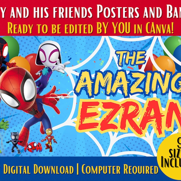 Spidey and His Amazing Friends Poster - Etsy