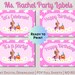Ms. Rachel Party Labels Birthday Decorations Printables Full PDF Sheets ...