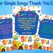 Super Simple Songs Thank You Card: Editable Template (digital Download ...