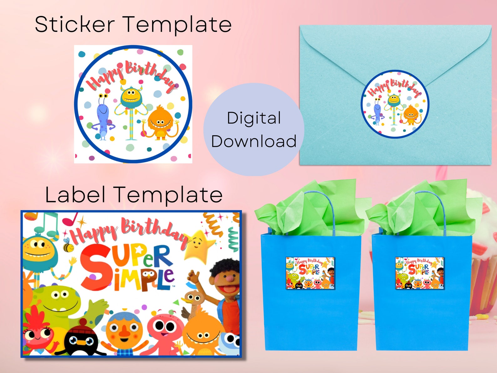 The Ultimate Super Simple Songs Party Bundle With a - Etsy