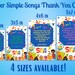 Super Simple Songs Thank You Card: Editable Template (digital Download ...