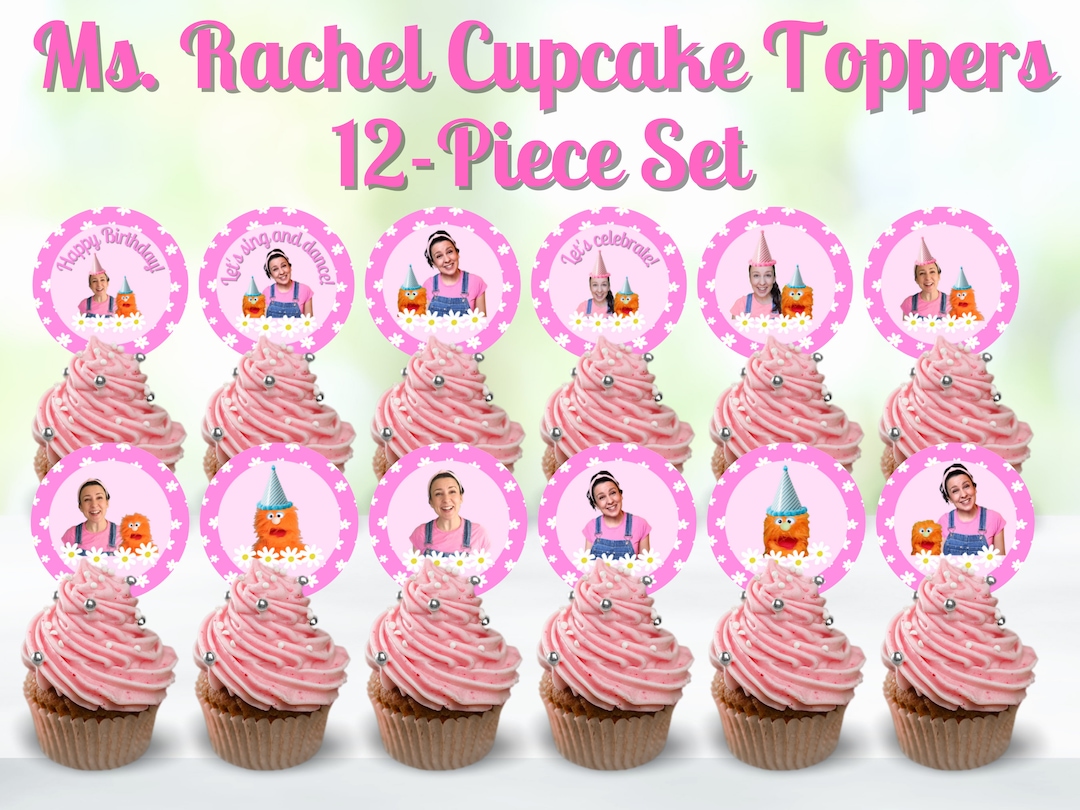 Ms. Rachel Cupcake Toppers Instant Digital Download - Etsy
