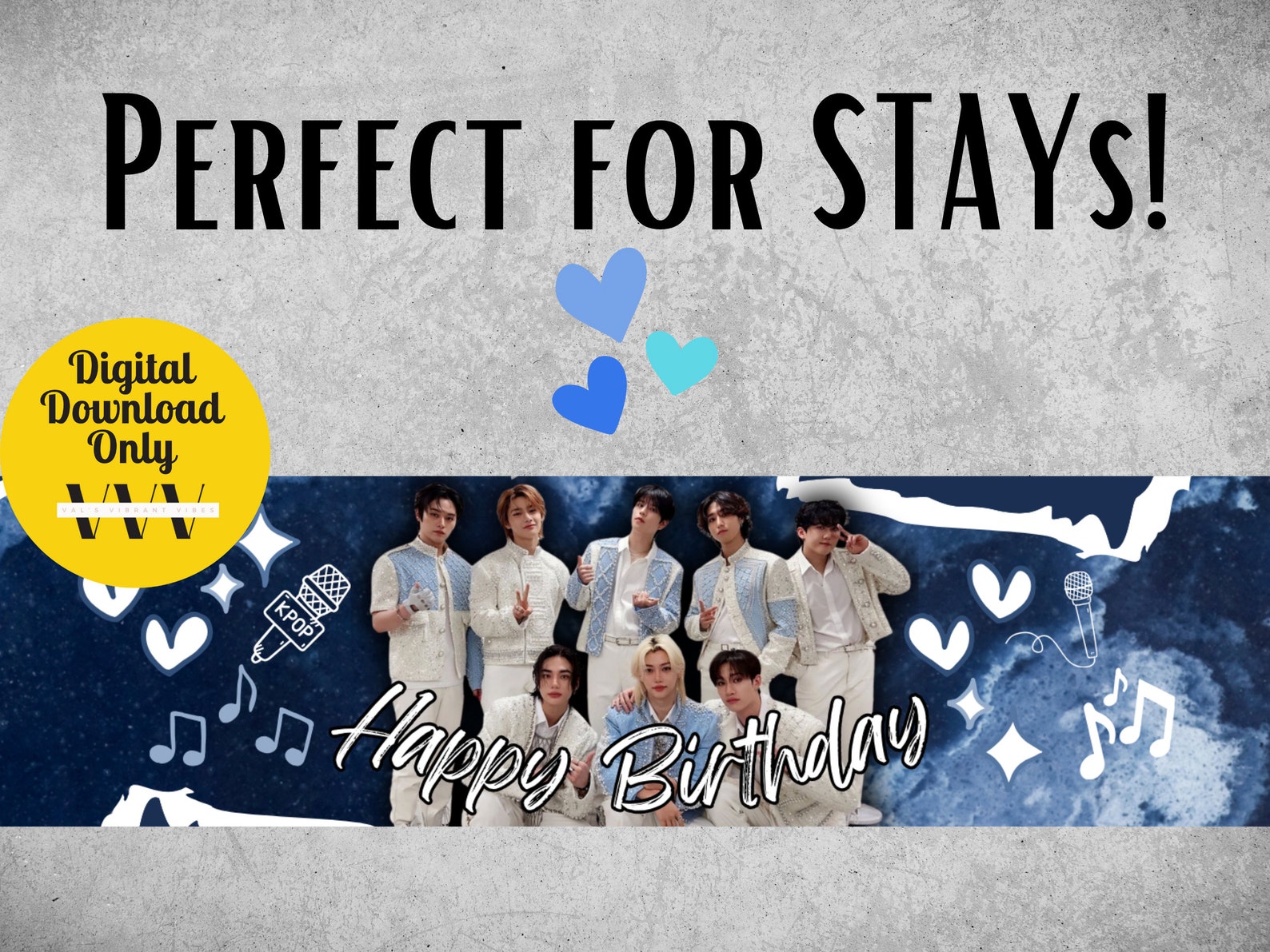Stray Kids Birthday Water Bottle Labels: KPOP Party (digital Download ...