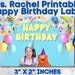 Printable Ms. Rachel Happy Birthday Label PDF 3 X - Etsy