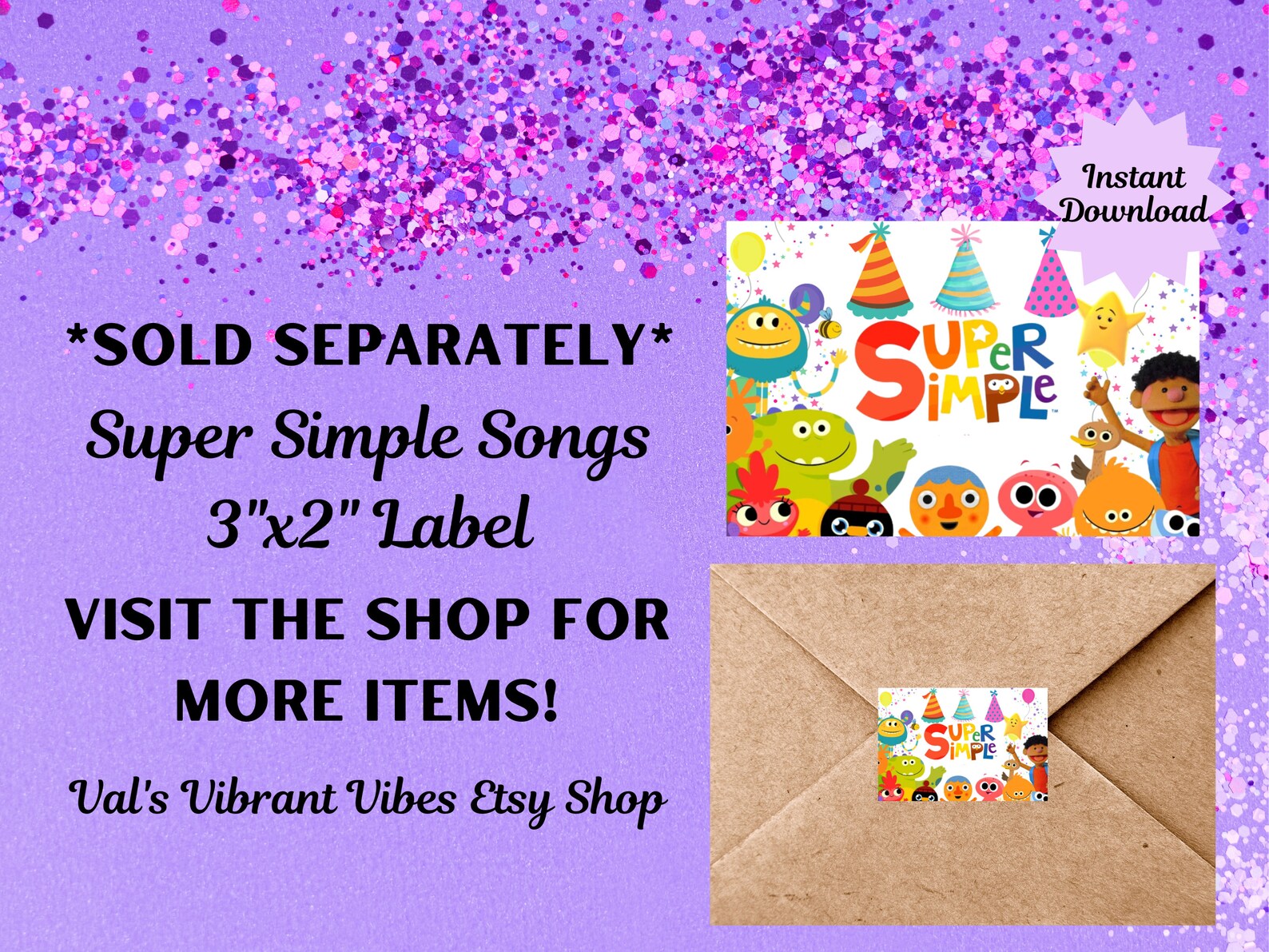 Super Simple Songs Thank You Card Printable and Digital PNG - Etsy