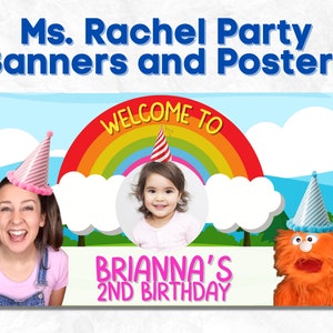 Ms. Rachel Party Banners and Posters Birthday Decorations - Etsy