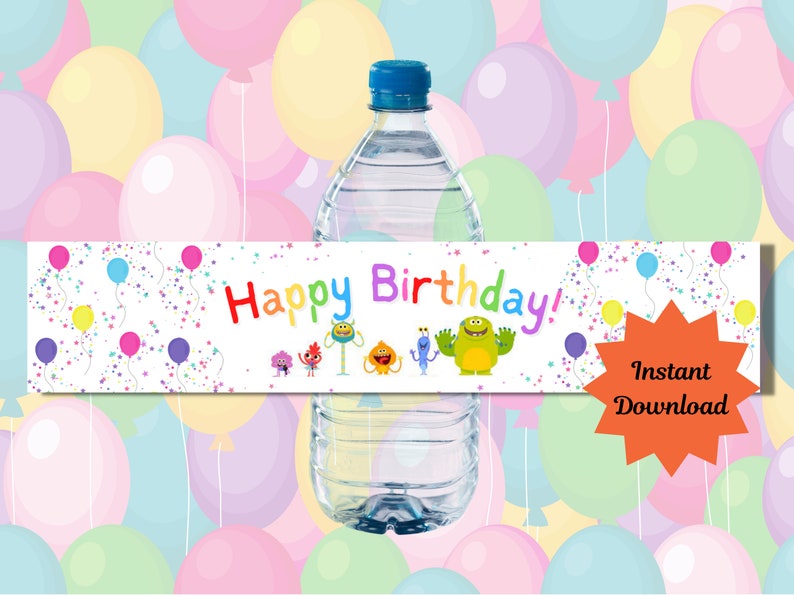 Super Simple Songs Water Bottle Label Printable Party - Etsy