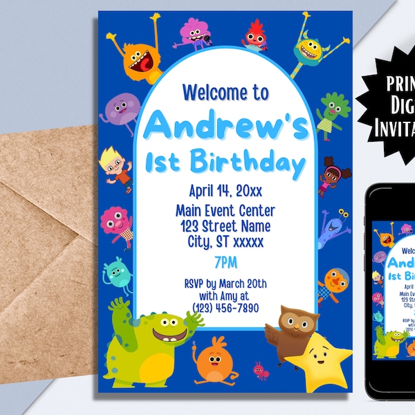 Super Simple Song Birthday Invitations - Etsy
