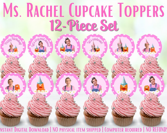 Ms. Rachel Inspired Birthday Cake Topper/ Ms Rachel Inspired - Etsy