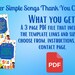 Super Simple Songs Thank You Card: Editable Template (digital Download ...