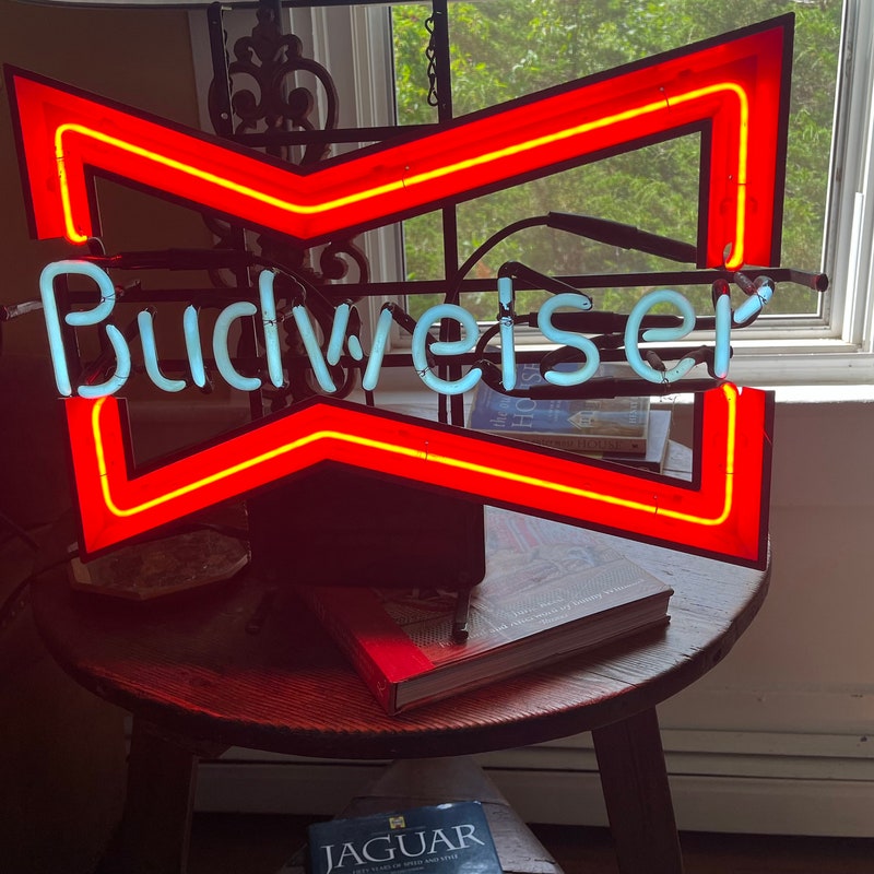 Vintage Budweiser Lighted Signs - Etsy