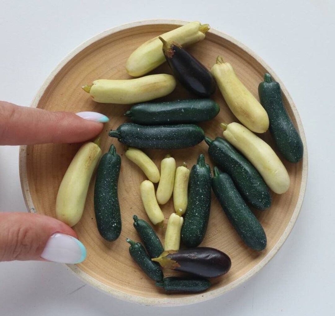 Zucchini for a Dollhouse in 1/6 Scale Miniature Vegetables for ...