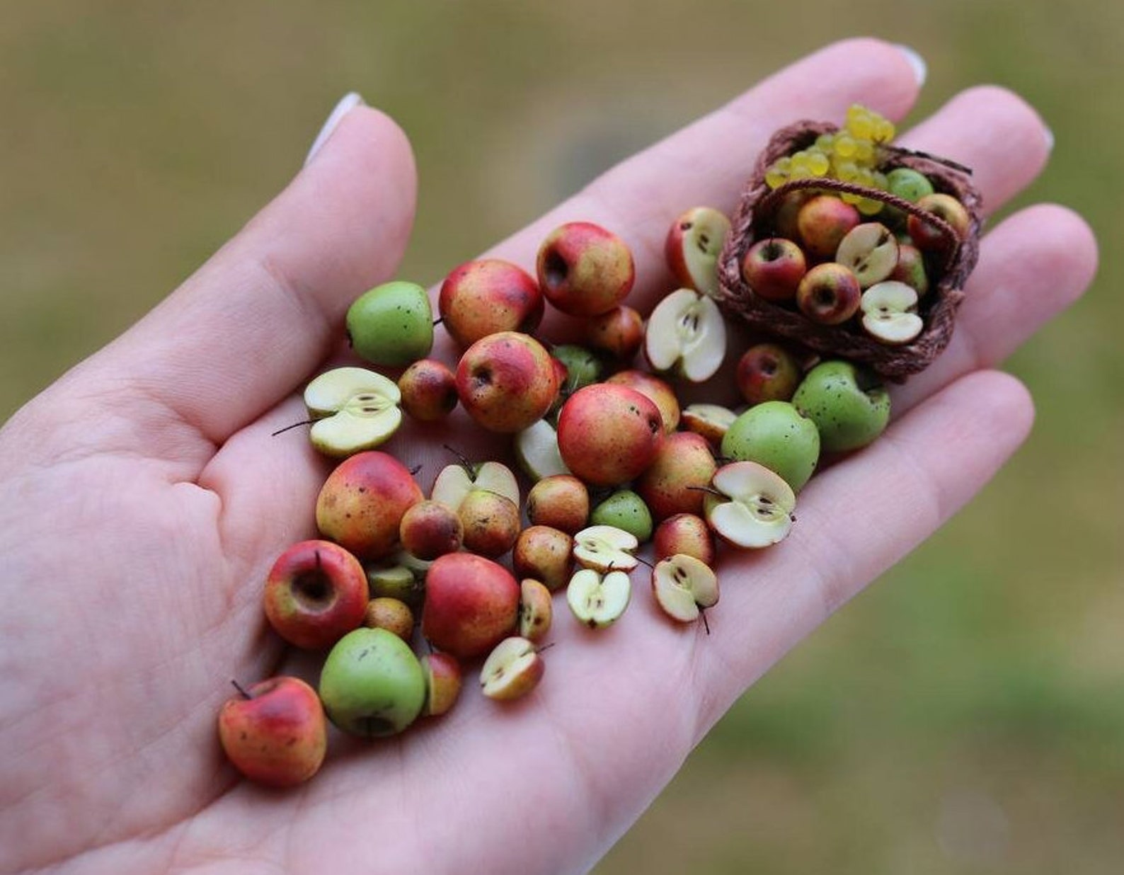Miniature Apples for a Dollhouse 1/12 and 1/6 Scale Realistic - Etsy