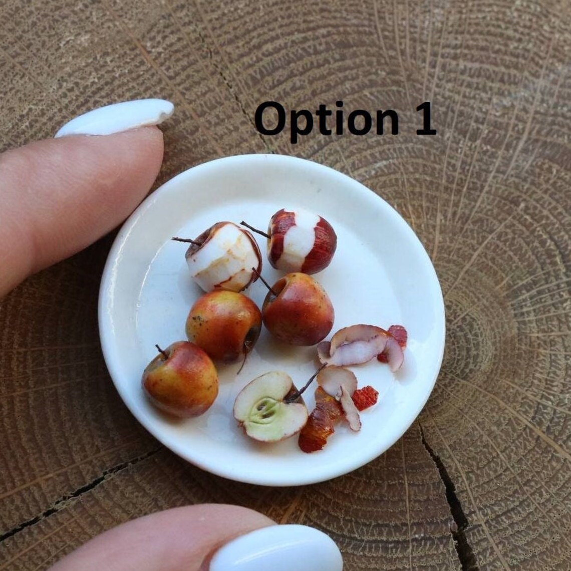 Miniature Apples for a Dollhouse 1/12 and 1/6 Scale Realistic - Etsy