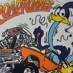 Vintage Rat Fink Porcelain Sign - Plymouth Road Runner Hot Rod Gas Pump ...