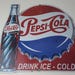 Vintage Pepsi Porcelain Sign - Ice Cold Beverage Drink Cola Gas Service ...