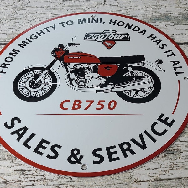 Vintage Honda Motorcycle Signs - Etsy