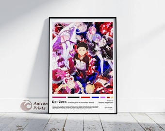 Re Zero Anime Poster - Etsy