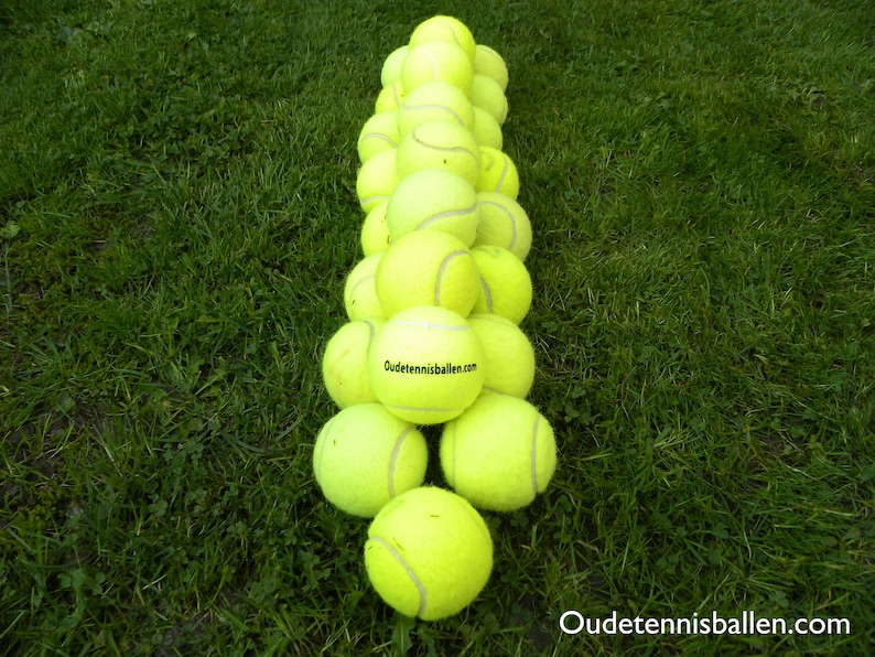 24 Used Tennis Balls - Etsy