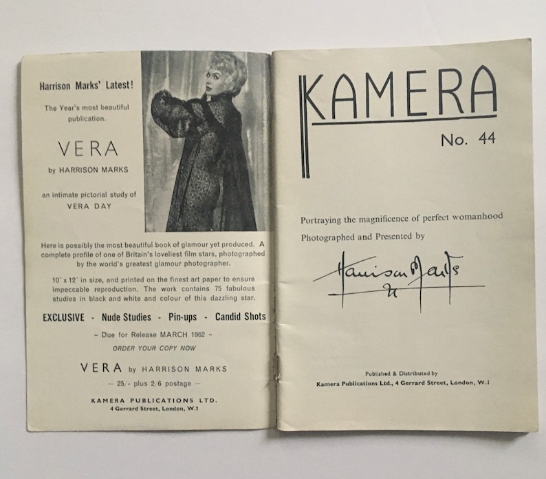 Harrison Marks Kamera Mini-magazine No.44 Rare UK Jackie Salt - Etsy
