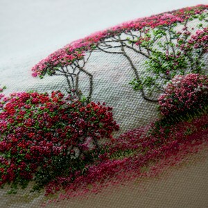Azalea Embroidery Digital Tutorial (RUS), Floral Embroidery Pattern ...