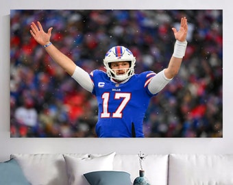 Josh Allen Canvas - Etsy