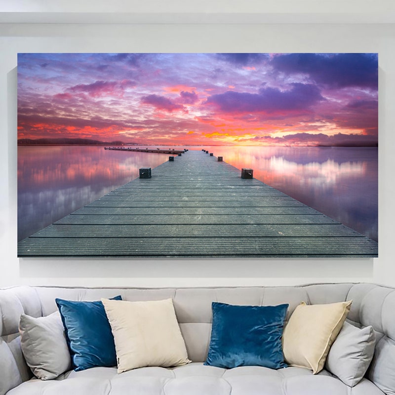 Lake Sunset - Etsy