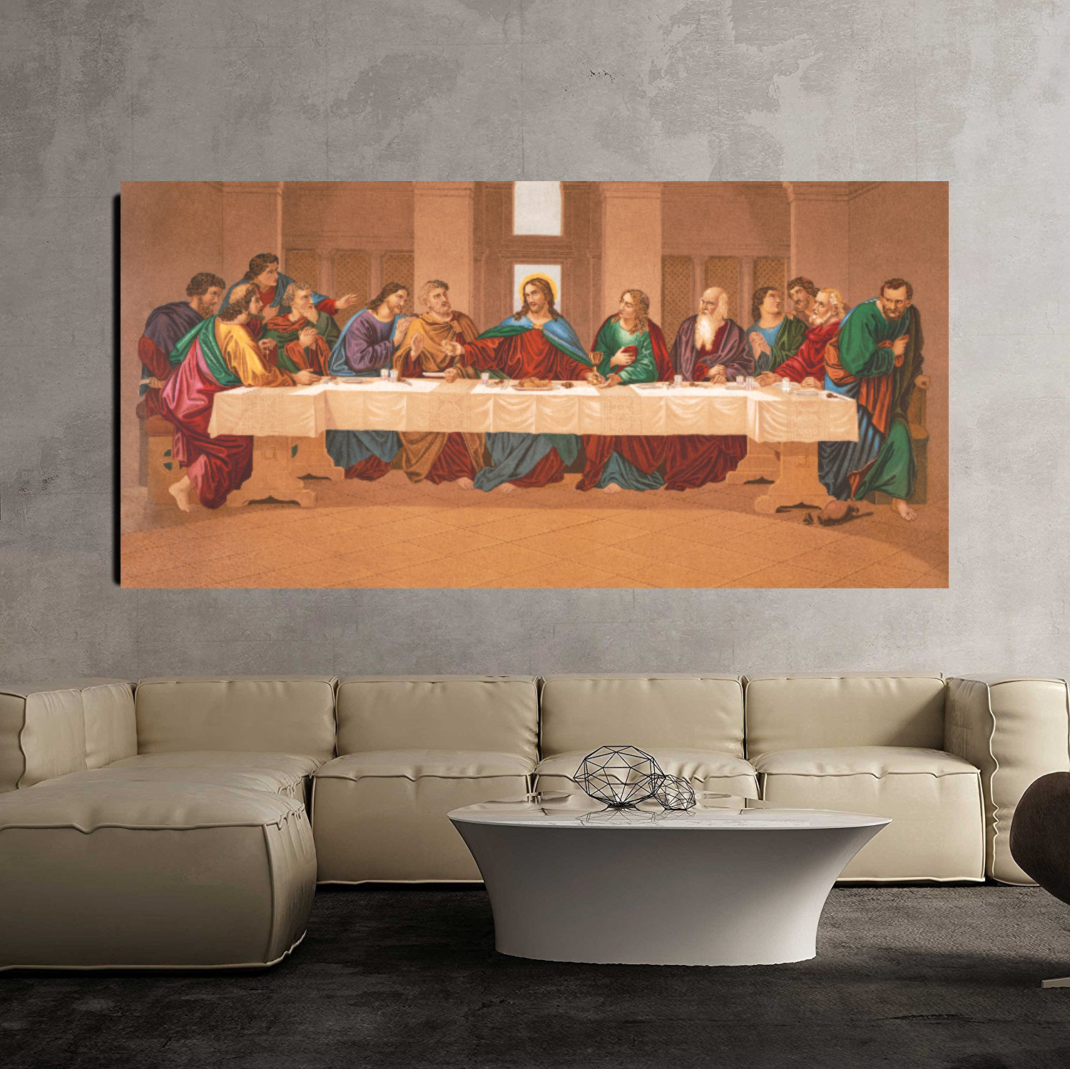 The Last Supper 1877 by Leonardo Da Vinci, Reproduction Art, Famous ...