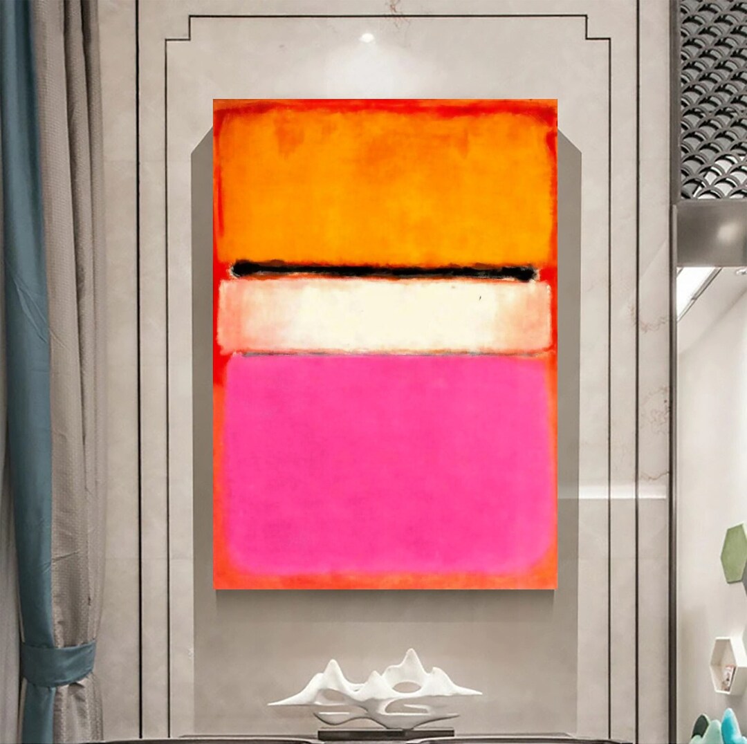 Mark Rothko Art Canvas: Abstract Expressionism, Modern Wall Decor - Etsy