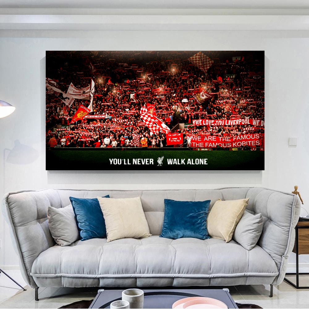 Liverpool Fans Poster or Canvas, You'll Never Walk Alone Wall Decor - Etsy