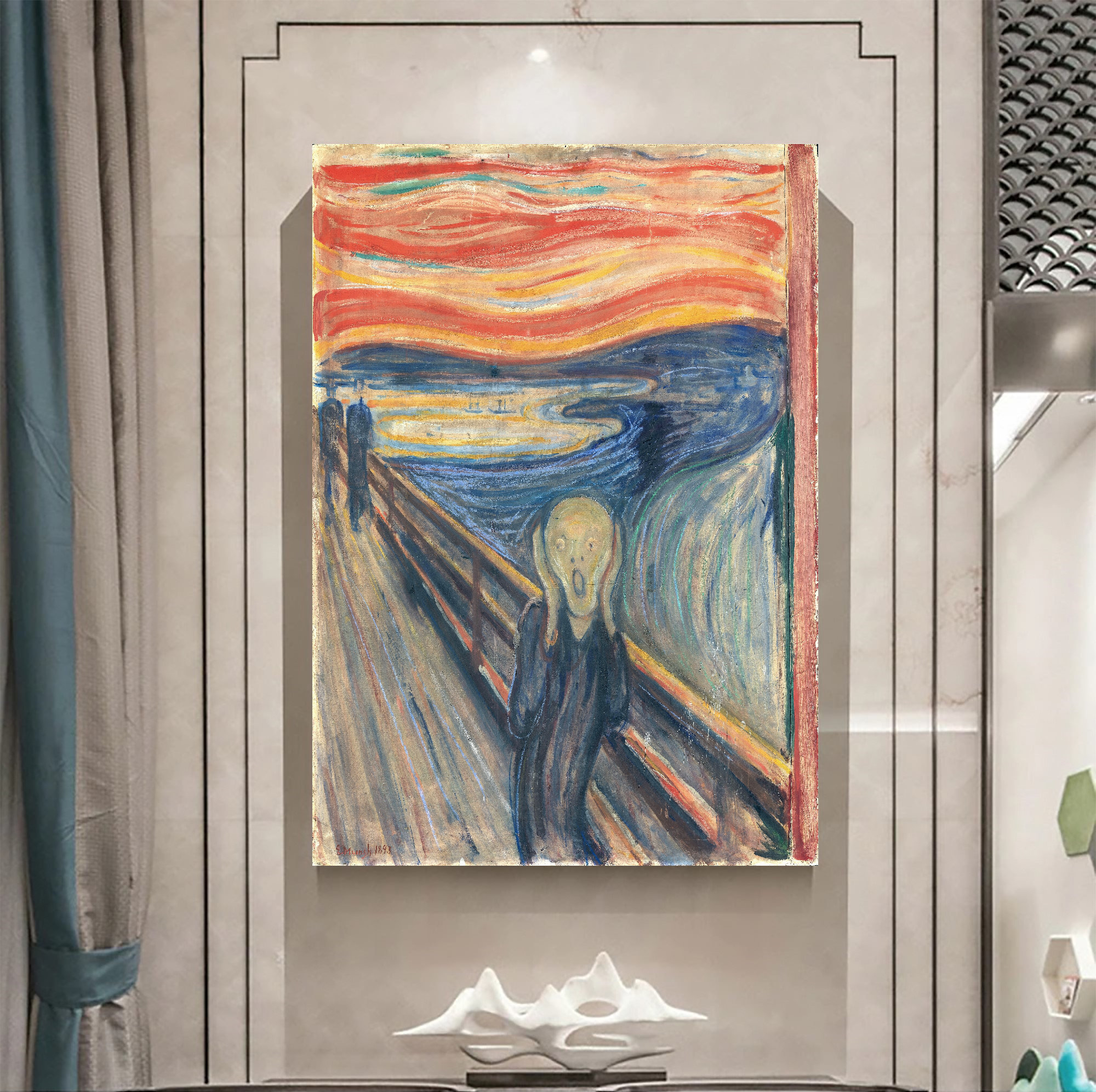 Edvard Munch's Scream Canvas or Poster Wall Art - Etsy