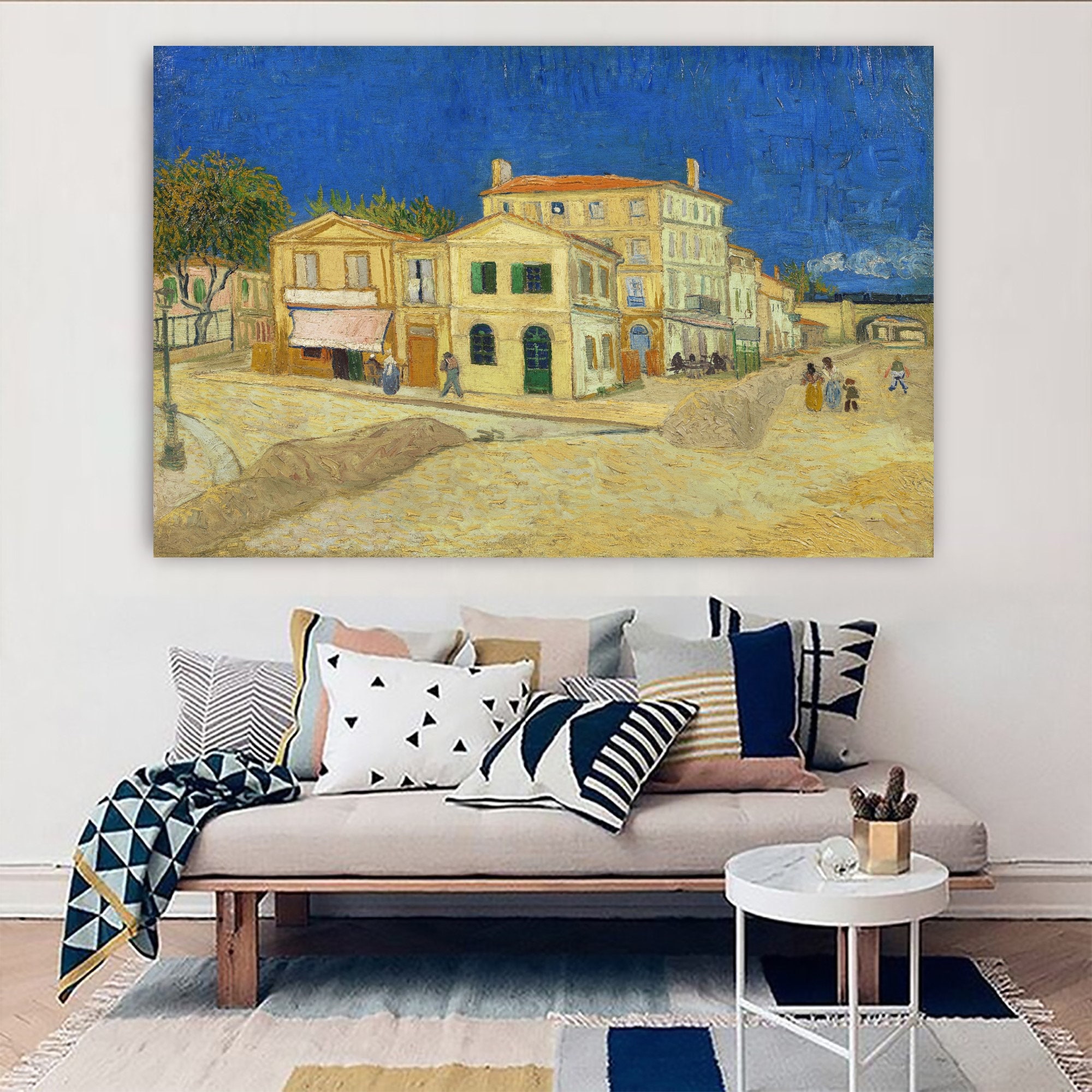 Vincent Van Gogh's the Yellow House 1888 Wall Decor, Art Reproduction ...