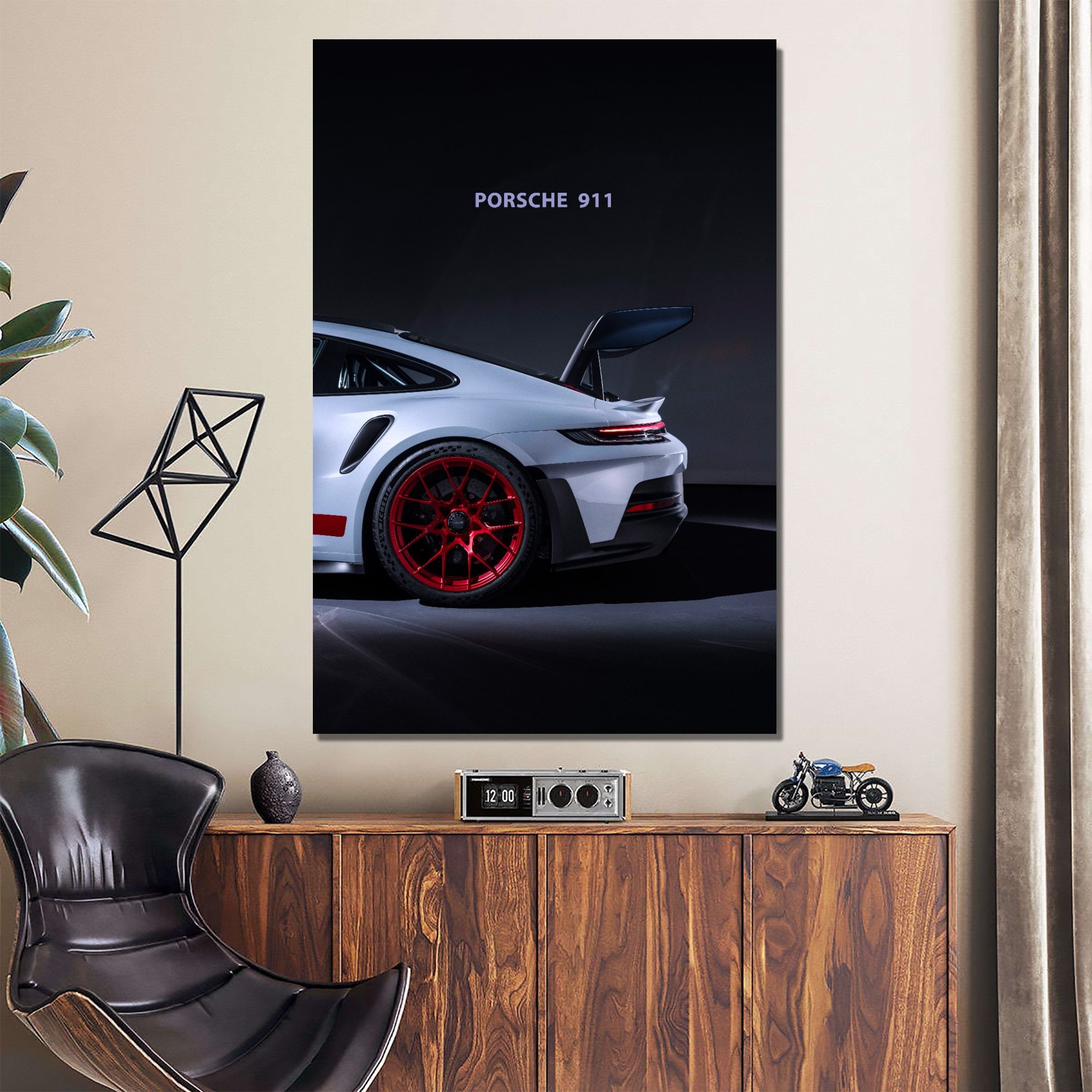 Porsche 911 2023 Wall Art, Porsche 911 Poster, Porsche 911 Silhouette ...