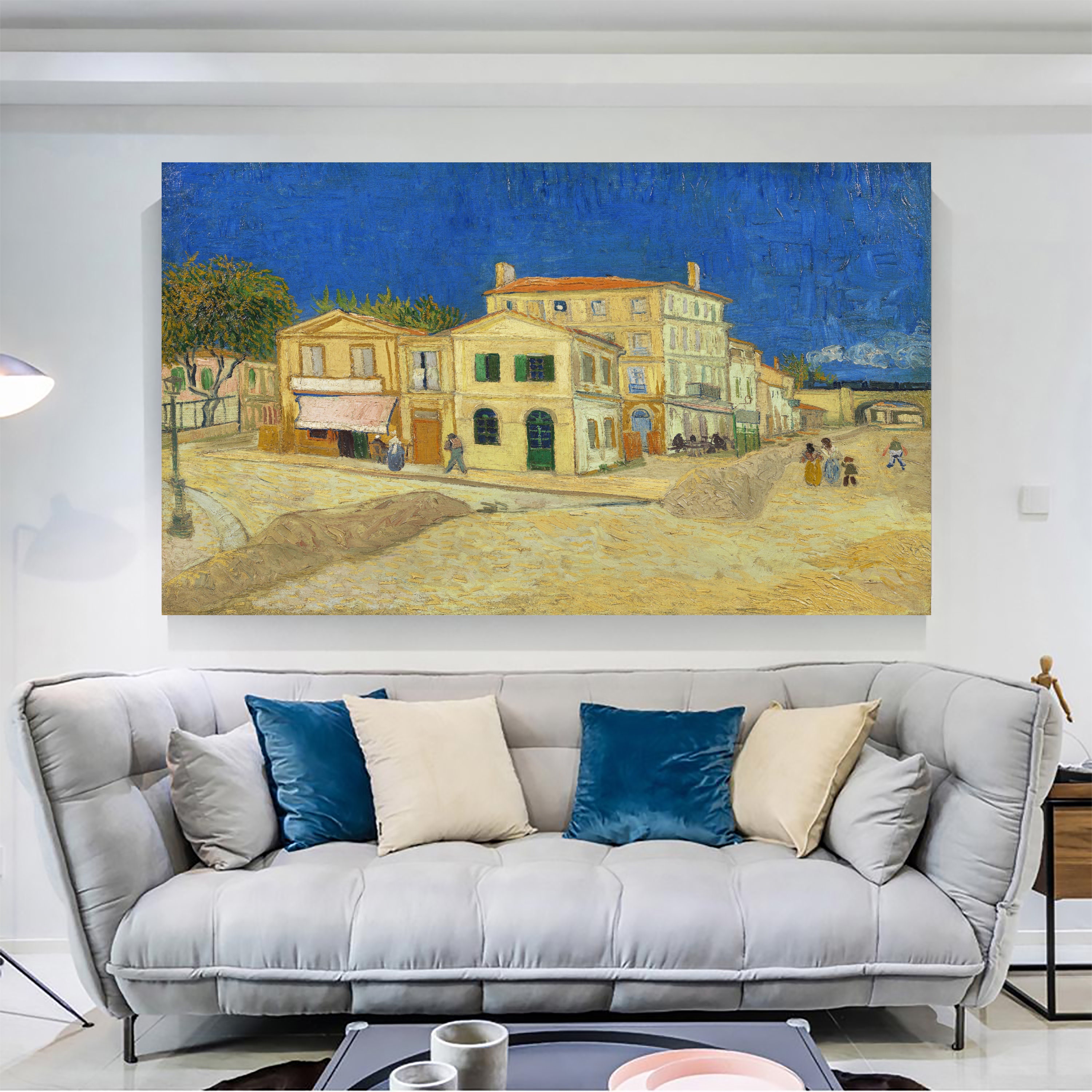 Vincent Van Gogh's the Yellow House 1888 Wall Decor, Art Reproduction ...