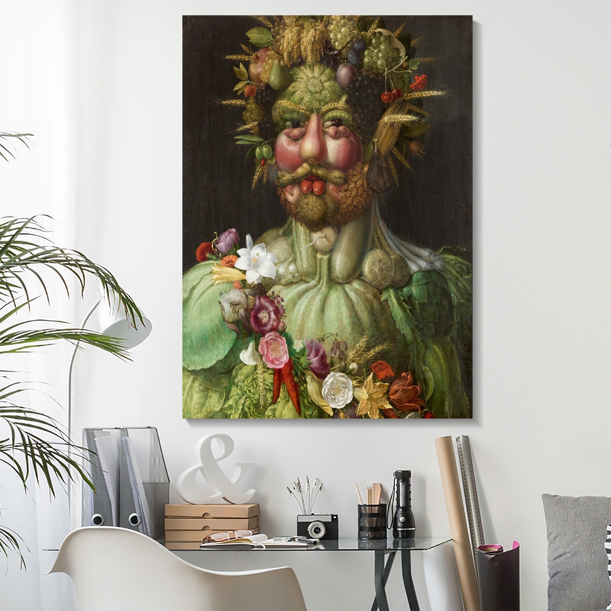 Emperor Rudolf II as Vertumnus by Giuseppe Arcimboldo Wall Art ...