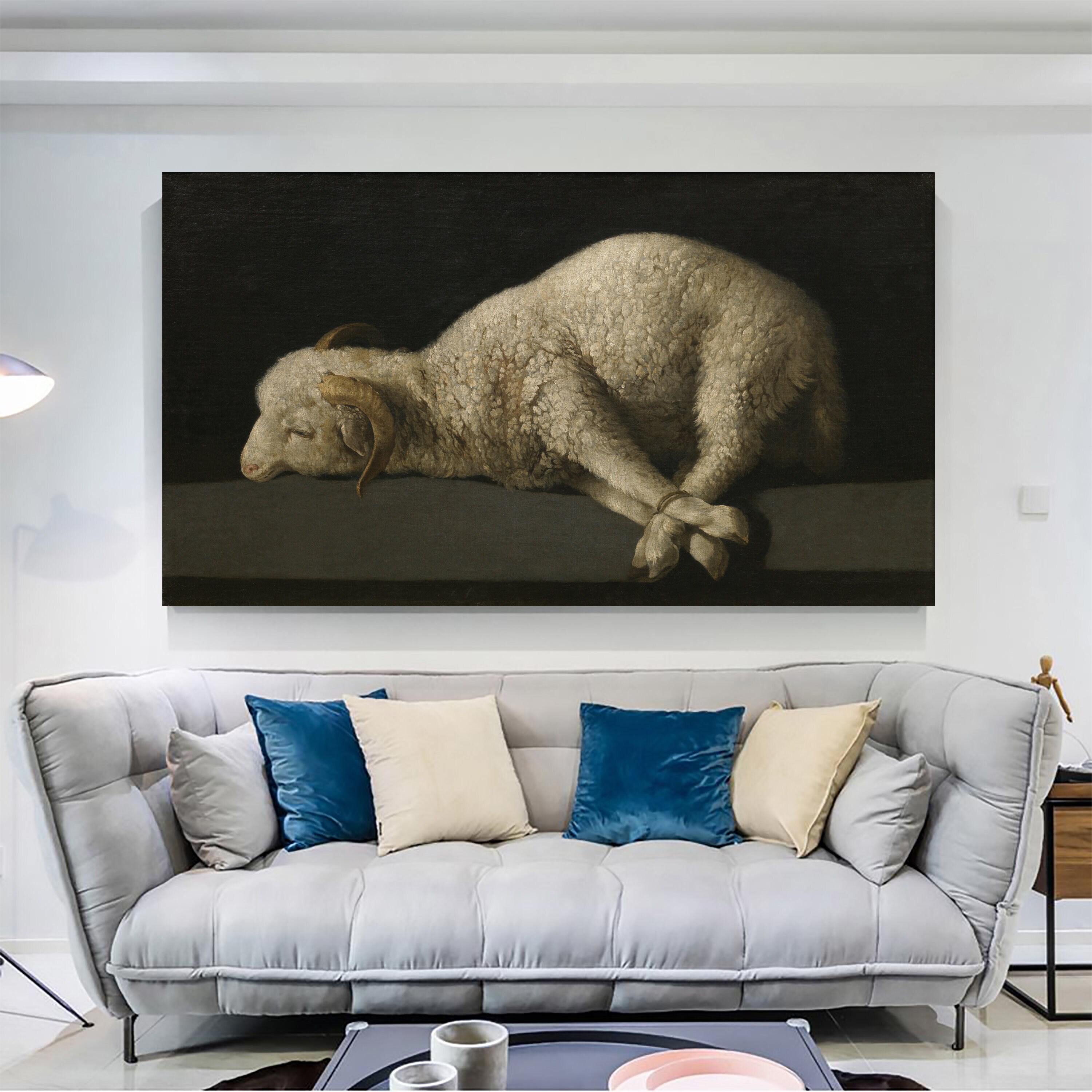 Agnus Dei Das Lamm Gottes von Francisco de Zurbaran Wandkunst, Museum ...